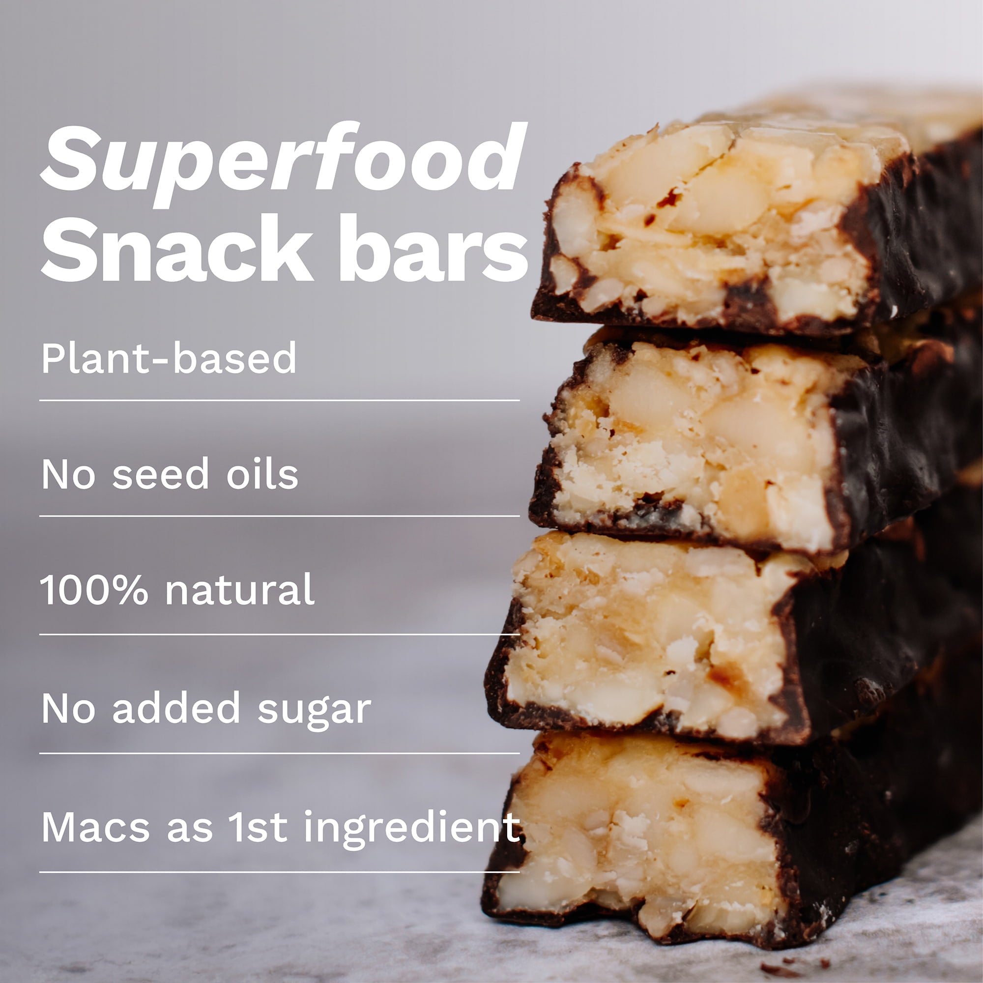 Chocolate Macadamia Nuts Snack Bar (12 Bars) – Love.com