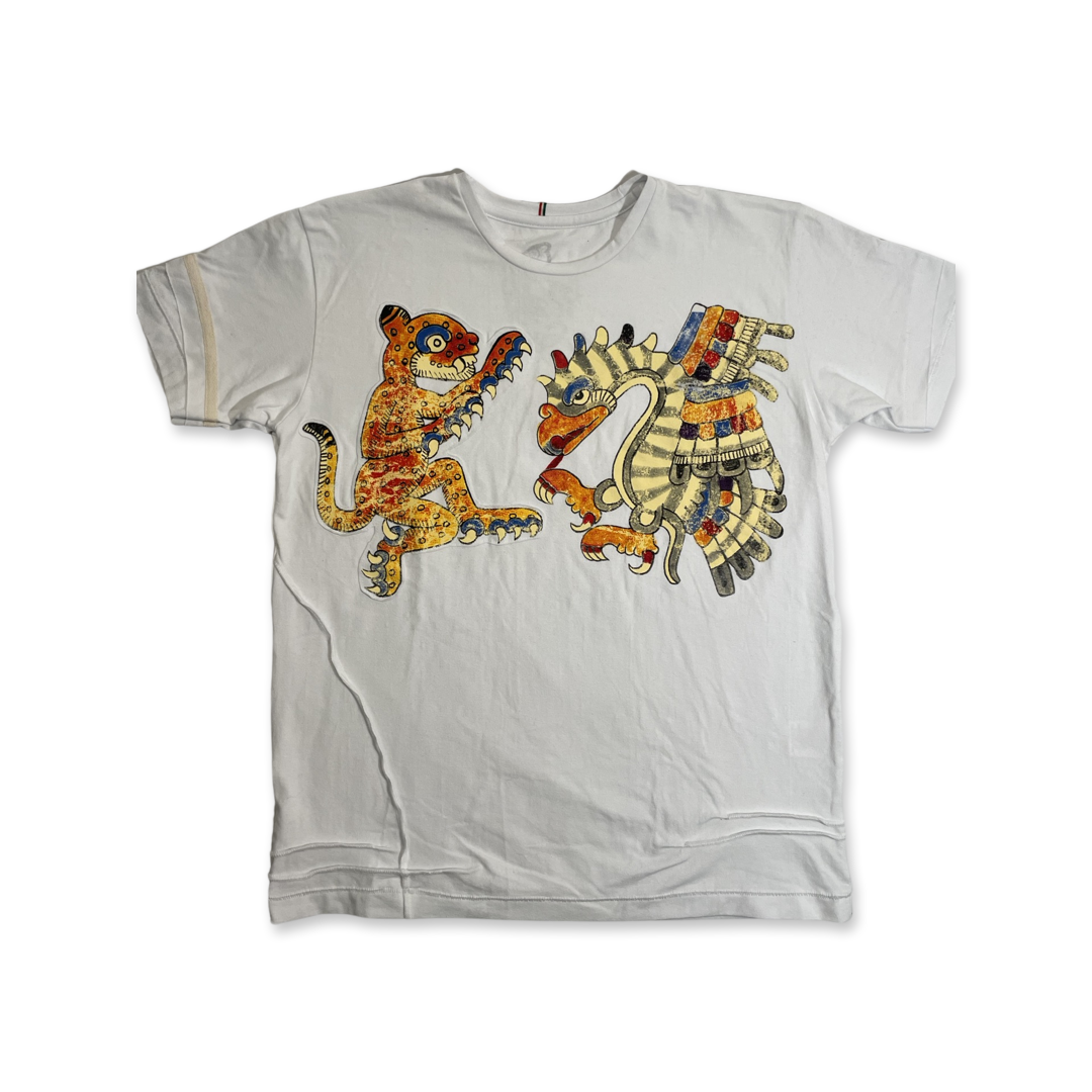 Ocelot & Cuauhtli T-Shirt, White – Love.com